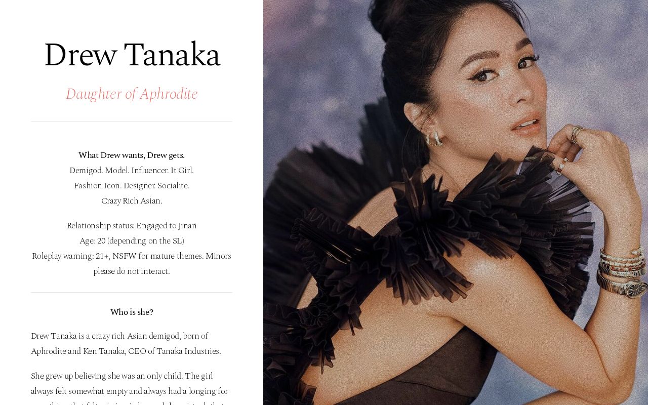 What Drew wants, Drew gets.